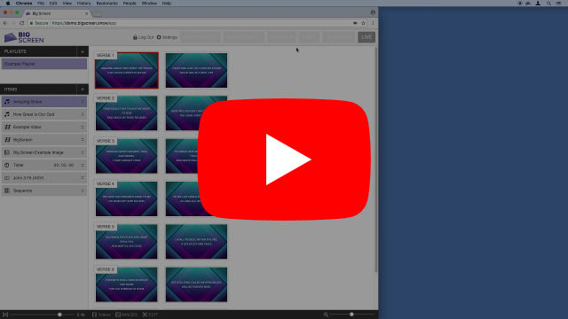 Tutorials - Big Screen